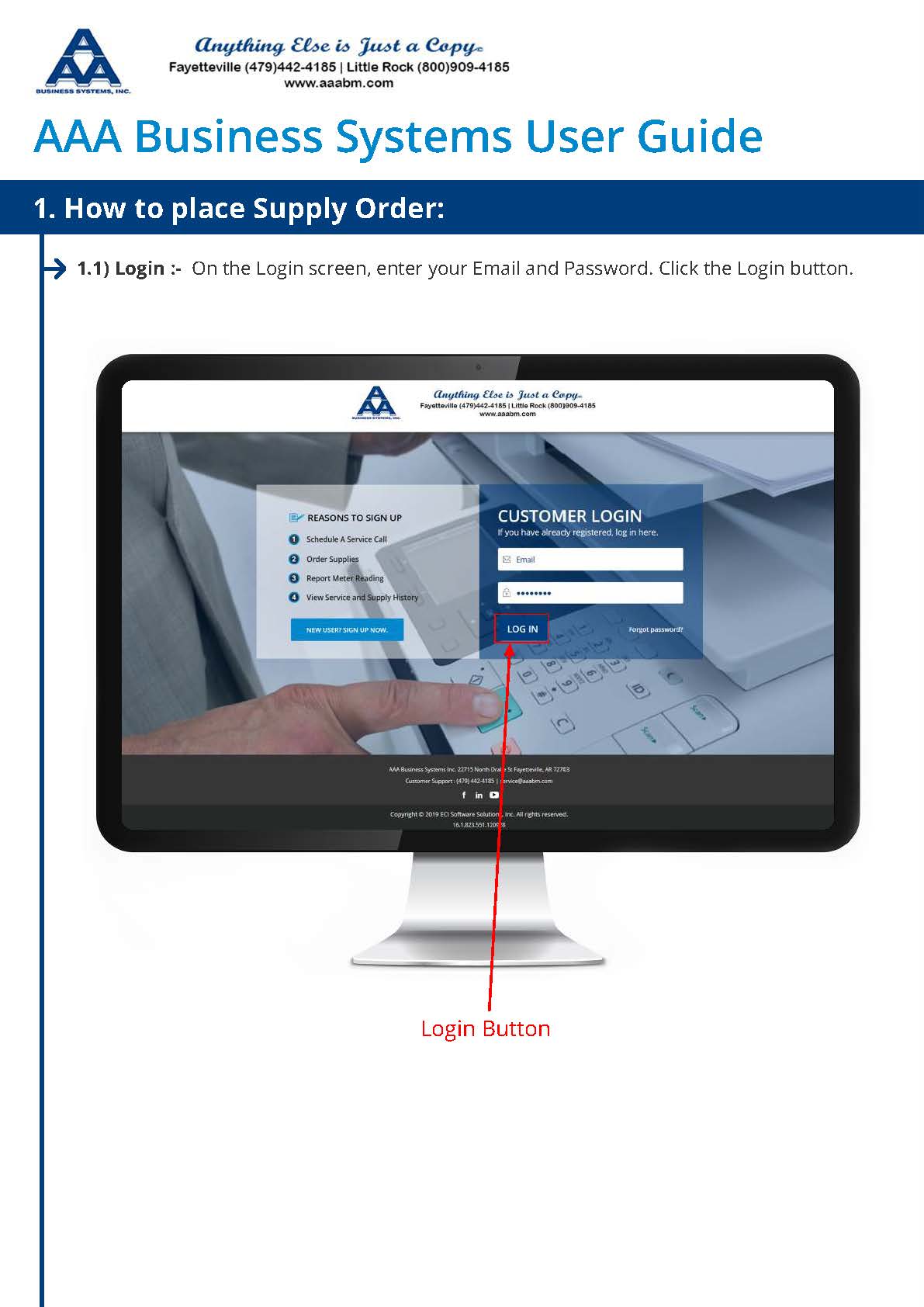 How to Place a Supply Order - AAA Business Systems